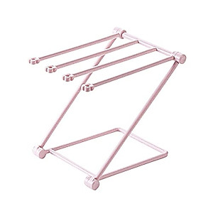 gANGJI Clothes Drying Rack Steel Collapsible Design Can Be Placed Near The Kitchen or Bathroom Sink