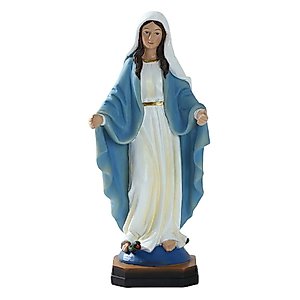 Simhoa 1pc Blessed Saint Virgin Mary Statue Wedding Gift Christmas Tabletop Decor