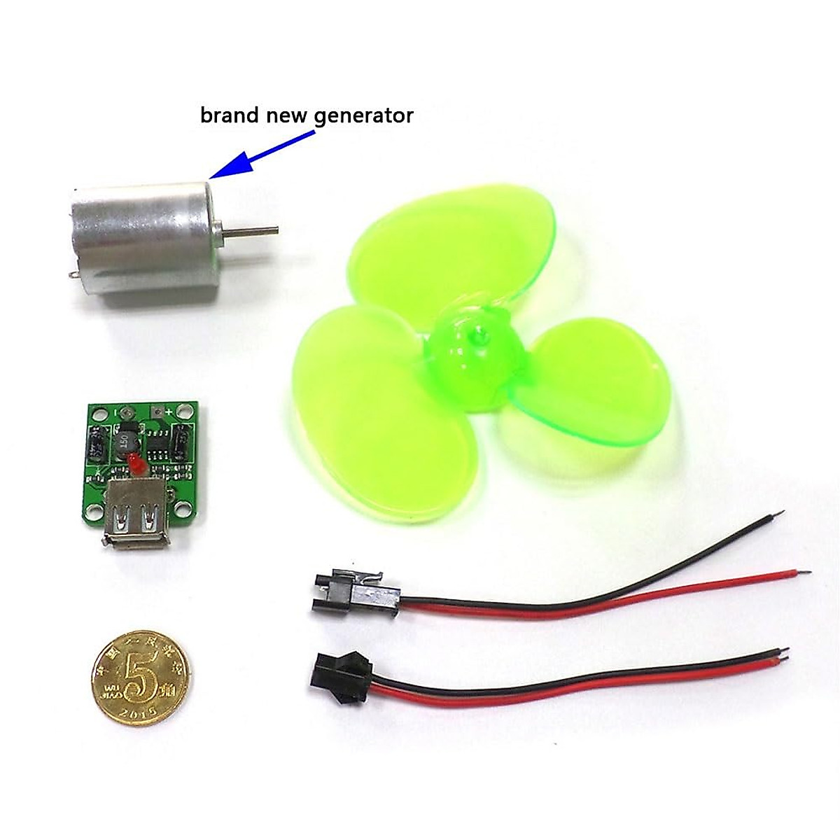 Mini Vertical Wind Turbines Generator Micro Wind Turbine Motor Portable Emergency Phone Charger For USB Output DC 5V Wind Turbine Generator Kit