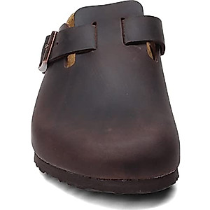 Birkenstock Unisex Boston Clog,Habana Oiled Leather,40 M EU