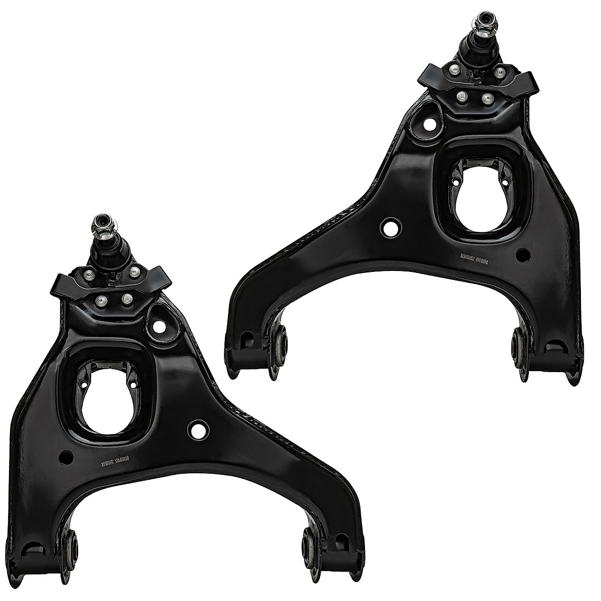 Detroit Axle - Front End 12pc Suspension Kit for RWD Chevy Silverado GMC Sierra 1500 1999-2006, 4 Control Arms w/Ball Joints 2 Sway Bars 4 Tie Rods 2 Boots 2000 2001 2002 2003 2004 2005 Replacement