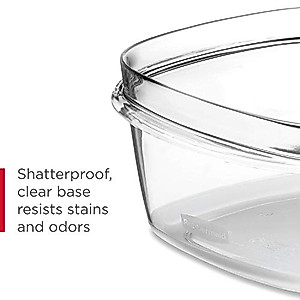 Rubbermaid Meal Prep Premier Food Storage Container, Set of 3, Grey
