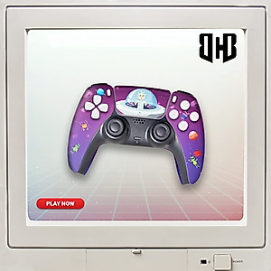 Ricky - Morty Custom PS-5 Controller Wireless compatible with Play-Station 5 Console by BCB Controllers | Proudly Customized in USA with Permanent HYDRO-DIP Printing (NOT JUST A SKIN)