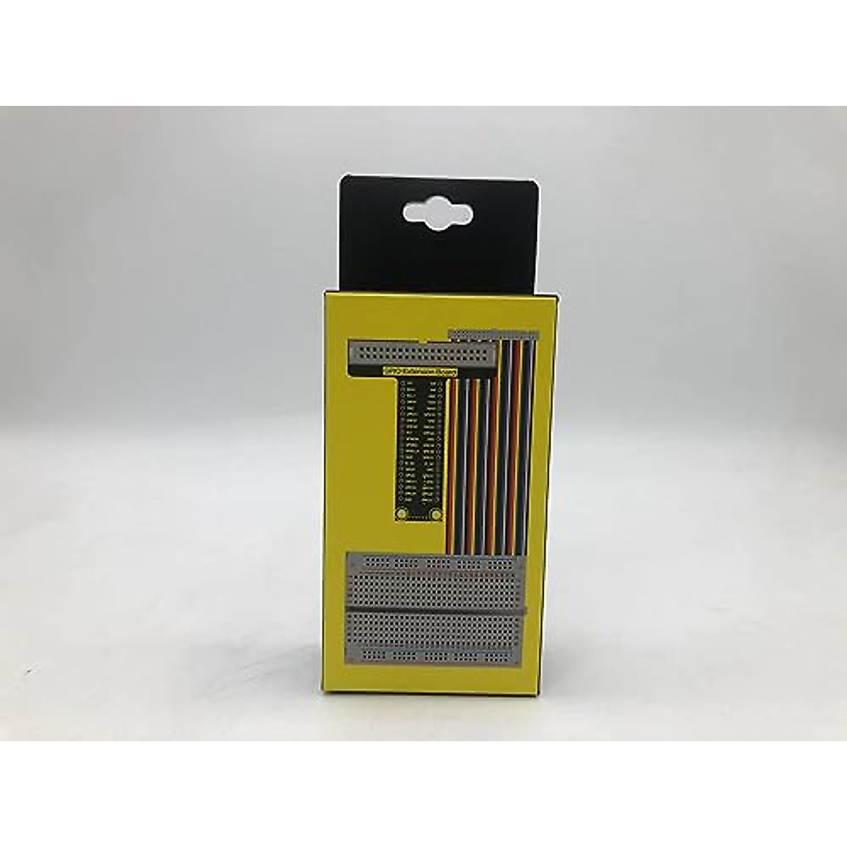 KEYESTUDIO GPIO Breakout Kit for Raspberry Pi - Assembled Pi Breakout + Rainbow Ribbon Cable + 400 Tie Points Solderless Breadboard