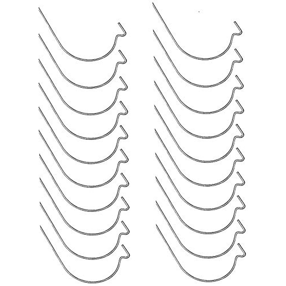 24pc Set ALAZCO Super Hooks - Hang Pictures Mirrors Clocks Wall Art Without Any Tool, Hammer, Nails or Drilling! Excellent Quality!