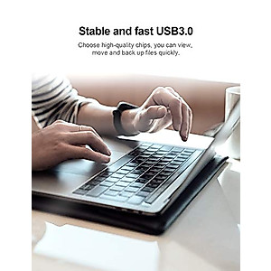 Netac 256GB Thumb Drive, 256GB Flash Drive 3.0 USB Sticks Jump Drive, Read Speeds up to 90MB/s