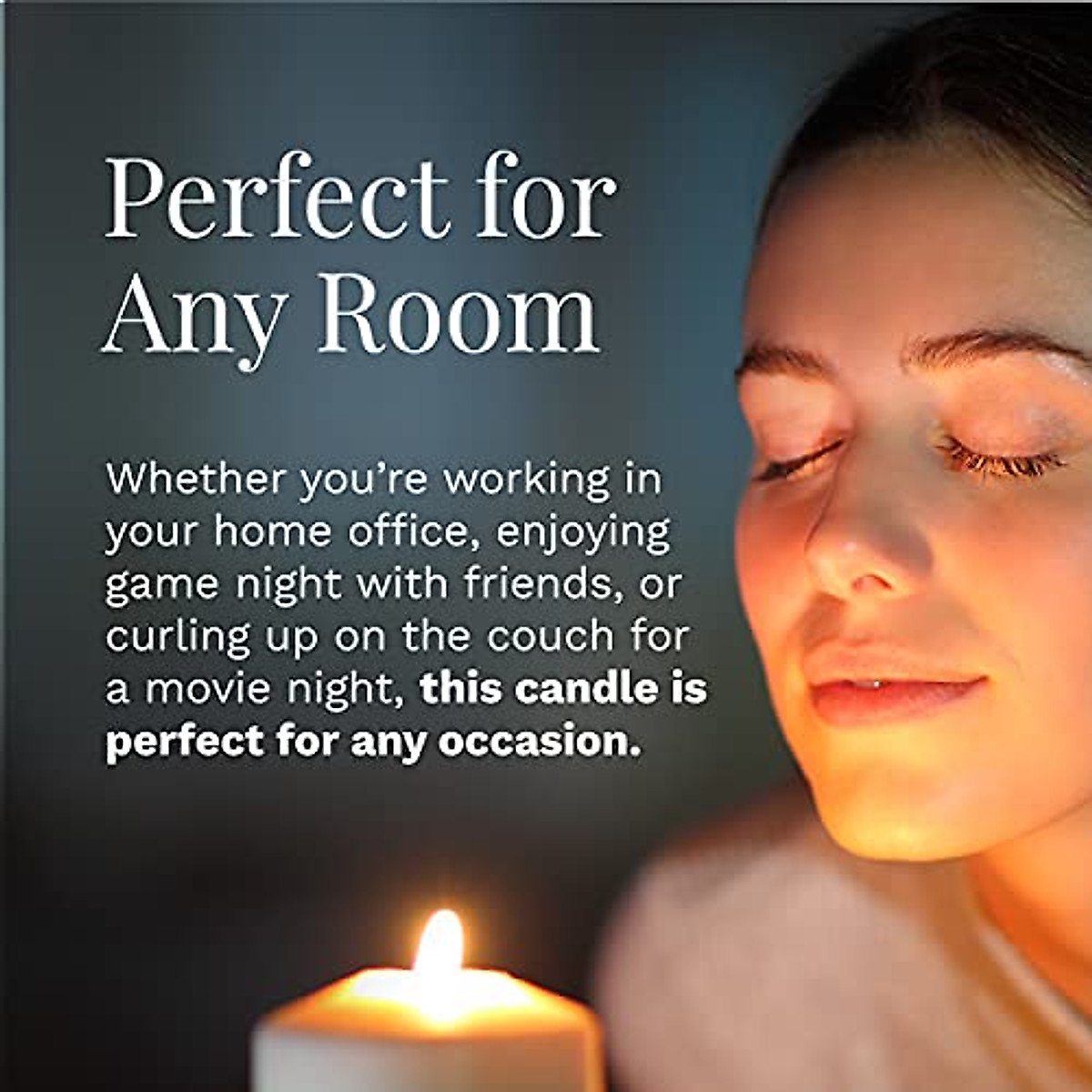 Essential Elements Lavender and Cedarwood Single-Wick Aromatherapy Candle with 50 Hours of Burn Time, 9 oz. Jar, Off White