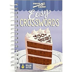 Piece of Cake: Easy Crossword Puzzle Book: Over 350 Crosswords (Brain Busters Puzzle Collection)