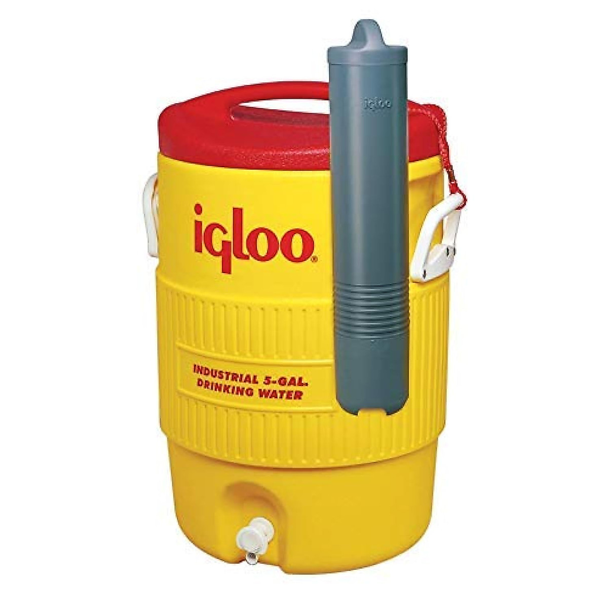 Igloo Water Cooler W/Cup Dispenser 5 Gal White