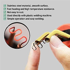 1200PCS Hot Staples 6 Types Plastic Welder Staples with Storage Box,0.6 0.8mm Hot Stapler Staples for Plastic Repair Welder Car Bumpers Dashboards Lamp Holders Kayak DIY Daily Plastics Supplies