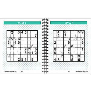 Brain Games - Large Print Sudoku Puzzles (Green)