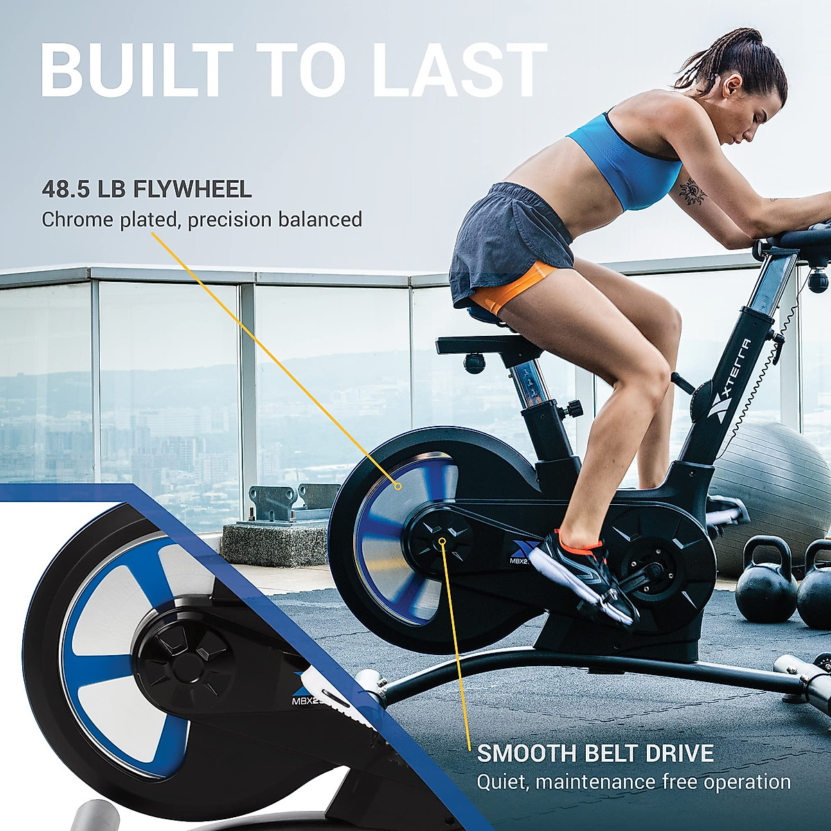 XTERRA Fitness MBX2500 Indoor Cycle Trainer Bike