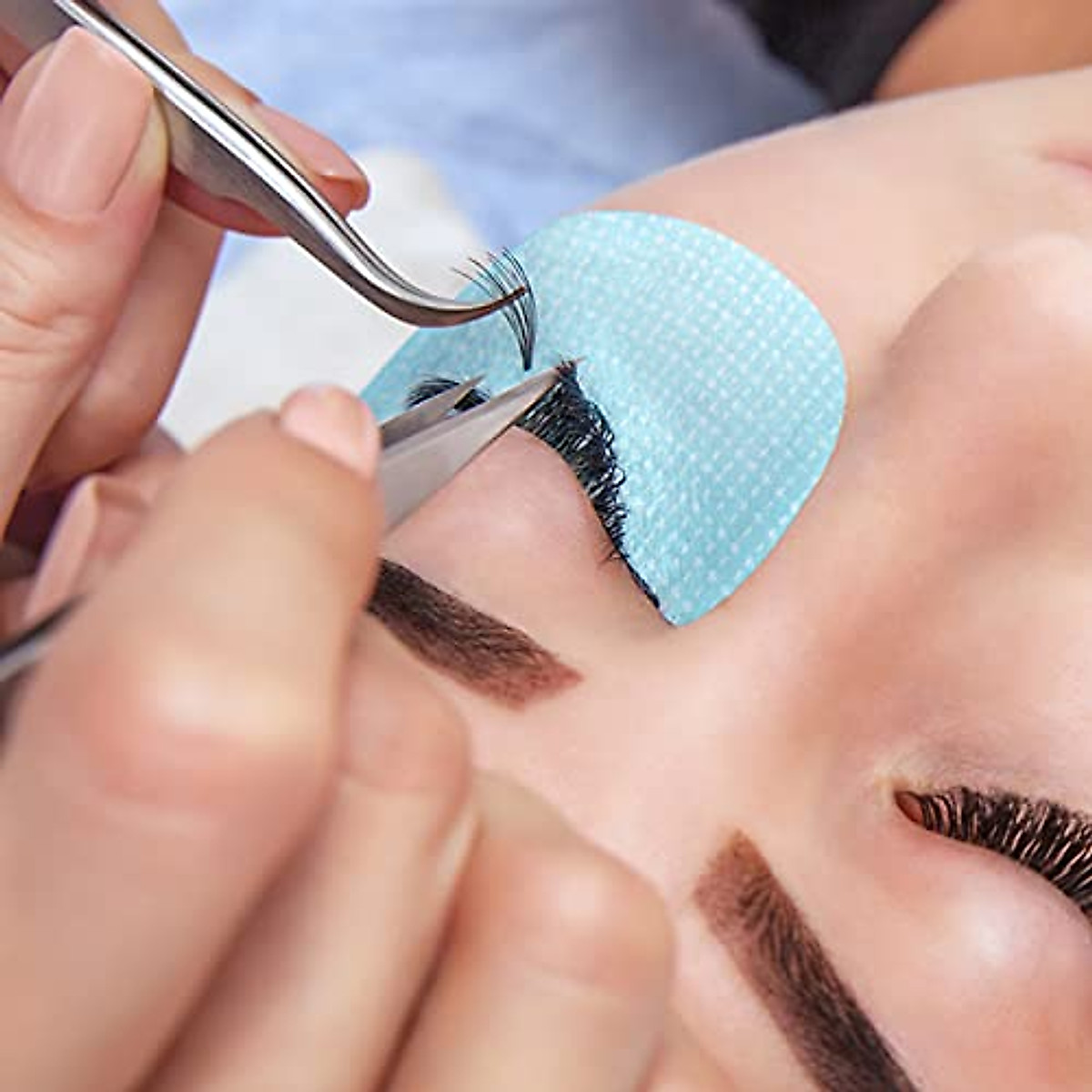 Lash Tape for Eyelash Extensions Blue Eyelash Tape for Extensions Sensitive Eyelash Extension Tape Sensitive Skin Tape for Eyelash Extensions Breathable Medical Microporous Tape(0.98in 3.9yd, 1Roll)