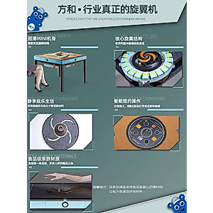 Funho USA 3rd Generation Rotor-Wing Automatic Mahjong Table with 44 Chinese Style Mahjong Tiles of 2 Sets Folding Style