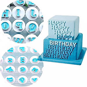 Alphabet Letter Fondant Cake Biscuit Mold, Cookie Stamp Impress, Alphabet Letters Cake Tool, Embosser Cutter, Upper Case Letter Shape DIY Cookie Biscuit (26 PCS/Set)