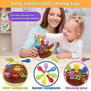 Baby Toys for 1 Year Old Boy Girl,Toddler Toys Fine Motor Skills Games Counting and Sorting,Kids Educational Learning Toys for 1 2 3 Year Old Girls Boys,Toys for Toddlers 1-3 Birthday Gift Outdoor