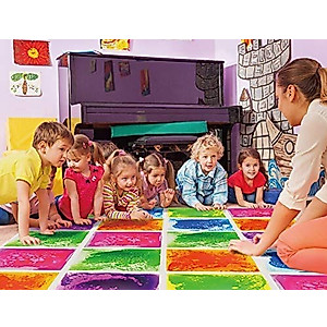 Art3d Liquid Fusion Activity Play Centers for Children, Toddler, Teens, 12" X 12" Pack of 9 Tiles