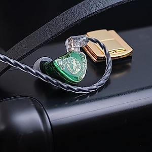 HIFICAT Tangzu WANER SG Jade Green 10mm Dynamic Driver in-Ear Earphone，PET Diaphragm HiFi IEM