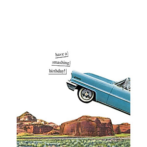Anne Taintor Birthday Cards Funny Vintage Retro Greeting Card for Her, 4.25" x 5.5", You Be Thelma. I'll Be Louise.