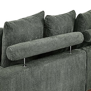 Oadeer Home Modular Sectional, Green