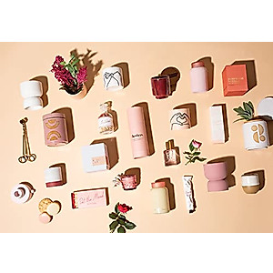 Paddywax Impressions Artisan Hand-Poured Scented Candle, 5.75-Ounce, White - Pinky Promise (Wild Fig & Cedar)