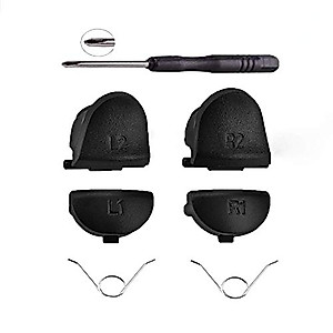 guanximaoyi Replacement L1 R1 L2 R2 Trigger Buttons Trigger Spring for PlayStation 4 Dualshock 4 PS4 JDS-011 JDS-010 Controller