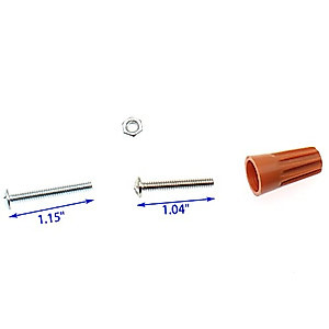 4 Set 4" Universal 360 Rotation Light Fixture Crossbar Light Fixture Mounting Bracket with Ground Screws and Acorn Cap Nuts [FDXGYH]