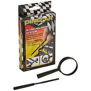Pine Car Derby Micro-Polishing System