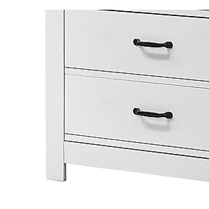 LILOLA LIVING Cassini White 5-Drawer Chest