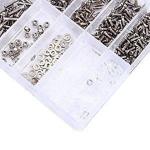 Eyeglasses Repair Kit, with Eyeglass Sunglass Screws in Assorted Size, 1000Pcs Stainless Steel Mini Tiny Screws for Glasses, Spectacles,Watch and Other Small Electronics Repair