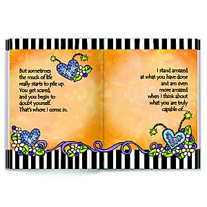 Blue Mountain Arts Mini Book (Daughter, I love you with all my heart)— Birthday Gift, Graduation Gift, Stocking Stuffer, or Thinking of You Gift from Mom or Dad, by Suzy Toronto, 4 x 3
