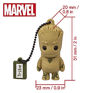 Tribe FD035502 Guardians of the Galaxy- Groot 16GB USB Flash Drive memory