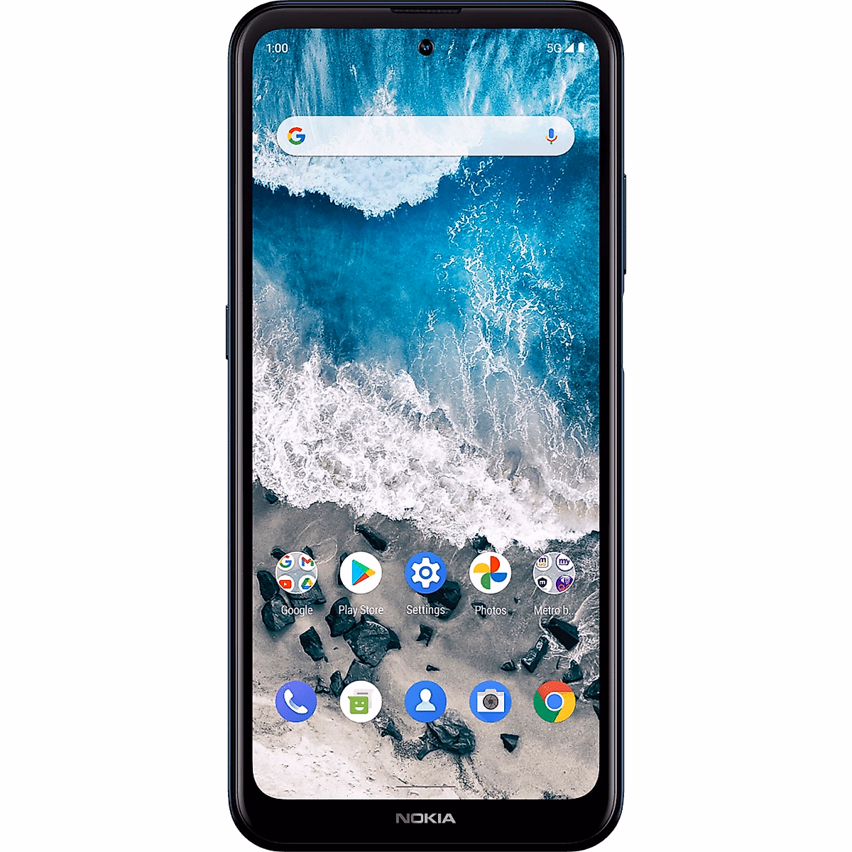 Nokia X100 | 5G Smartphone | 4GB / 128GB | 6.7" Display | 48MP Android Smartphone - for T-Mobile Only | Midnight Blue (Renewed)