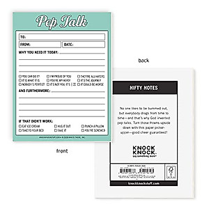Knock Knock Pep Talk Nifty Note Pad (12073)