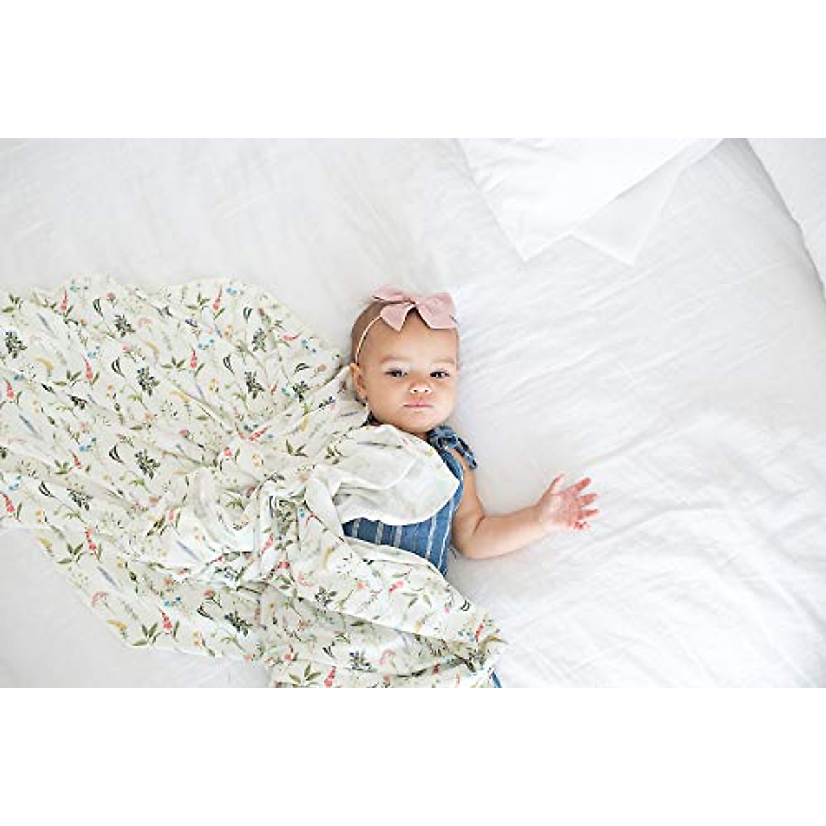 Copper Pearl Large Premium Knit Baby Swaddle Receiving Blanket Aspen