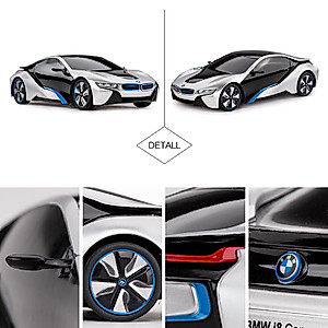 RASTAR BMW i8 RC Car BMW i8 1/24 Remote Control Car, BMW Toy Car - Silver