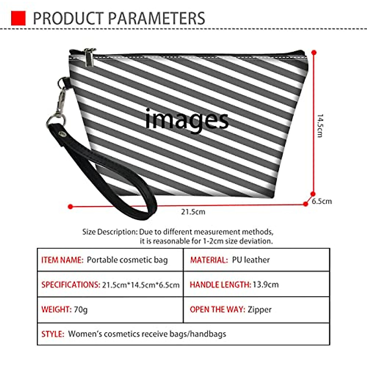 twevosrd Large Capacity Makeup Bags,Travel Toiletry Bag Accessories Organizer Cosmetic Bag,Paraphernalia Gift for Women&Girls