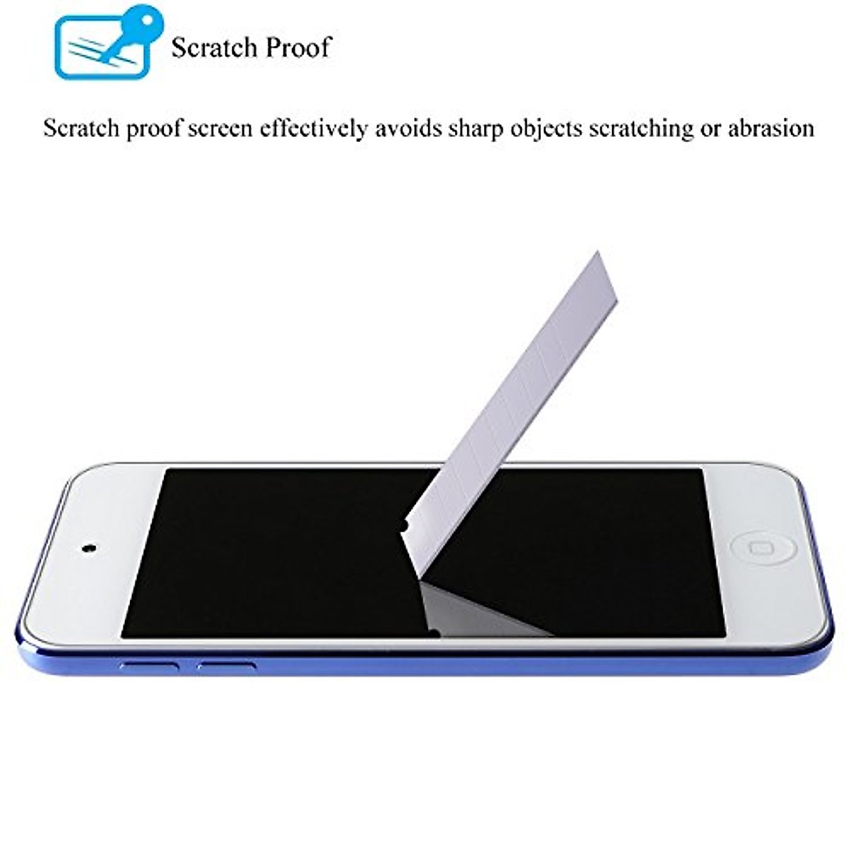 Ailun Screen Protector for iPod Touch 7/6/5 Curved Edge Tempered Glass 3Pack Compatible with iPod Touch 7th Generation 2019 Released 6th Generation 2015 Released 5th Generation Case Friendly