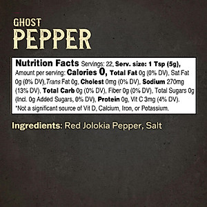 Louisiana Pepper Exchange Ghost Pepper Puree Sauce, Super Hot Chili Spicy Flavor Seasoning, Plant-Based, Gluten-Free, Replaces Ghost Pepper Powder, 2-Pack
