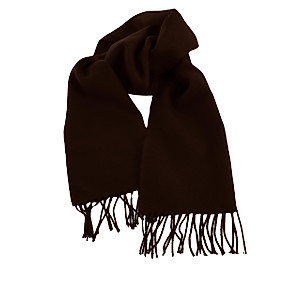 12 Pack Fleece Winter Scarves, Warm Winter Multi-color Bulk Wholesale, Unisex Men Women (Assorted)