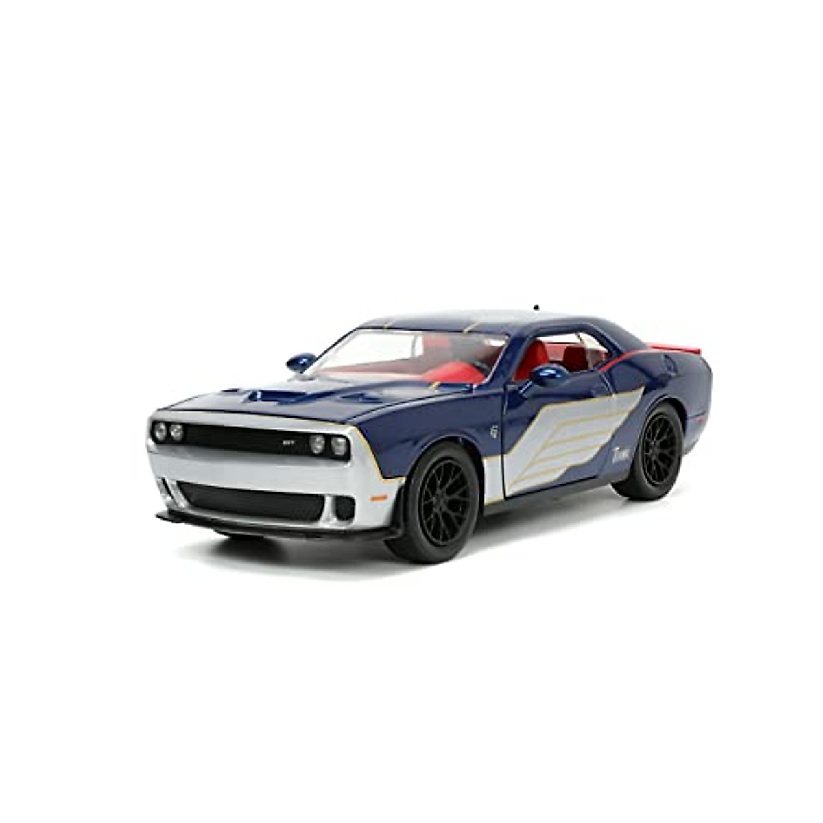 Jada Toys Marvel 2015 Dodge Challenger SRT Hellcat Die-cast Car w/ 2.75" Thor Figure, Toys for Kids and Adults