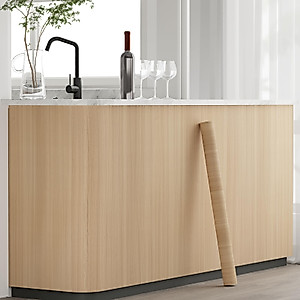 Oxdigi Wood Grain Contact Paper 24 x 196 inches Decorative for Countertops Cabinets Shelf Liners Doors Self-Adhesive Film Peel & Stick Waterproof Removable Wallpaper