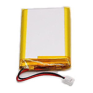 CaoDuRen MSDS Verified Part Number: 654060, Rechargeable 3.7V 2000mAh Li Lipo Lithium Polymer Ion Battery Pack with 2 Pin 2.0mm JST Connector