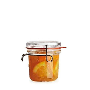 Luigi Bormioli Lock Eat Canning, Preserving & Serving Food Jar, 11.75 oz