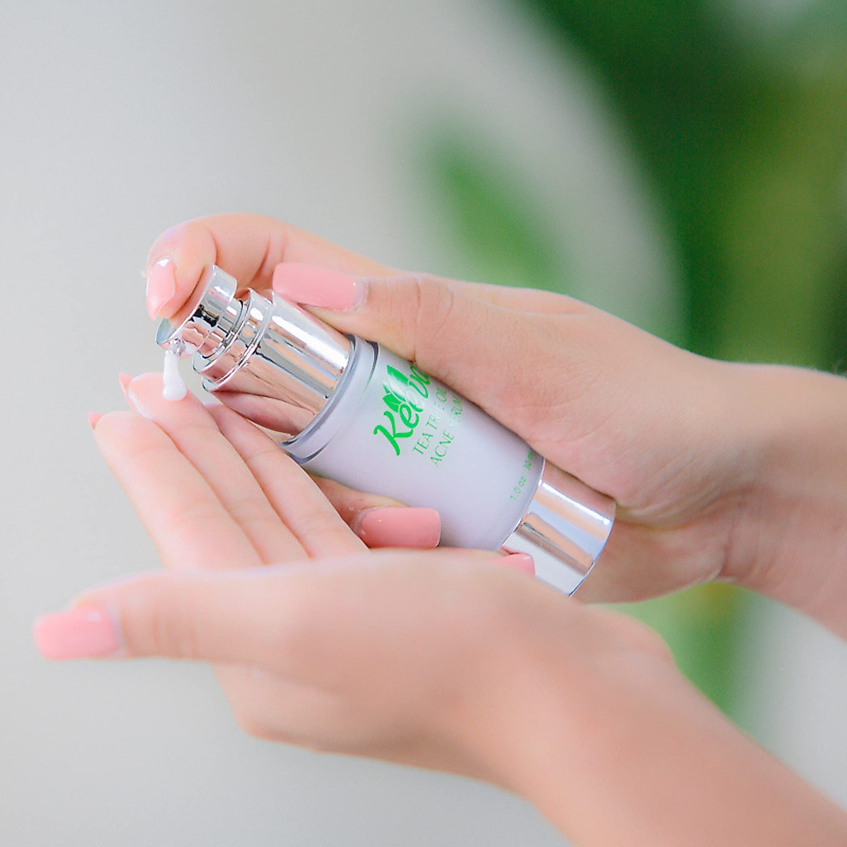 Tea Tree Oil Acne Serum - Perfect for Blemishes, Spots, Scars, Bacne, Pimples, Blackheads, Whiteheads with Natural & Organic Ingredients - by Keeva Organics