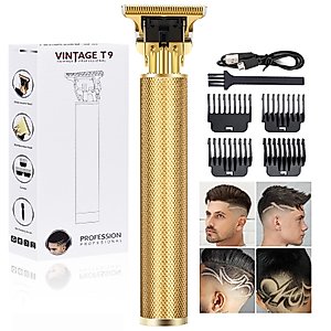 Hair Clippers for Men,Cordless Rechargeable Hair Trimmer Metal Body Cutting Grooming Kit Beard Shaver Barbershop Professional