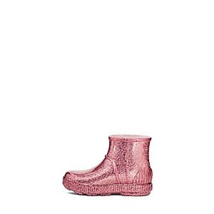 UGG Unisex-Child Drizlita Glitter Boot, Glitter Pink, 3 Little Kid