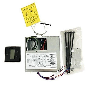 Dometic 3316232.000 Control Kit/Relay Box Heat/Cool/Heat Pump with Black CT Wall Thermostat