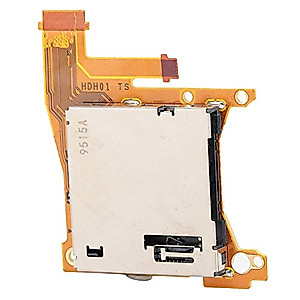 CHENQIAN Game Card Slot for Switch Lite Game Console with Mainboard Replacement Repair Parts Yellow
