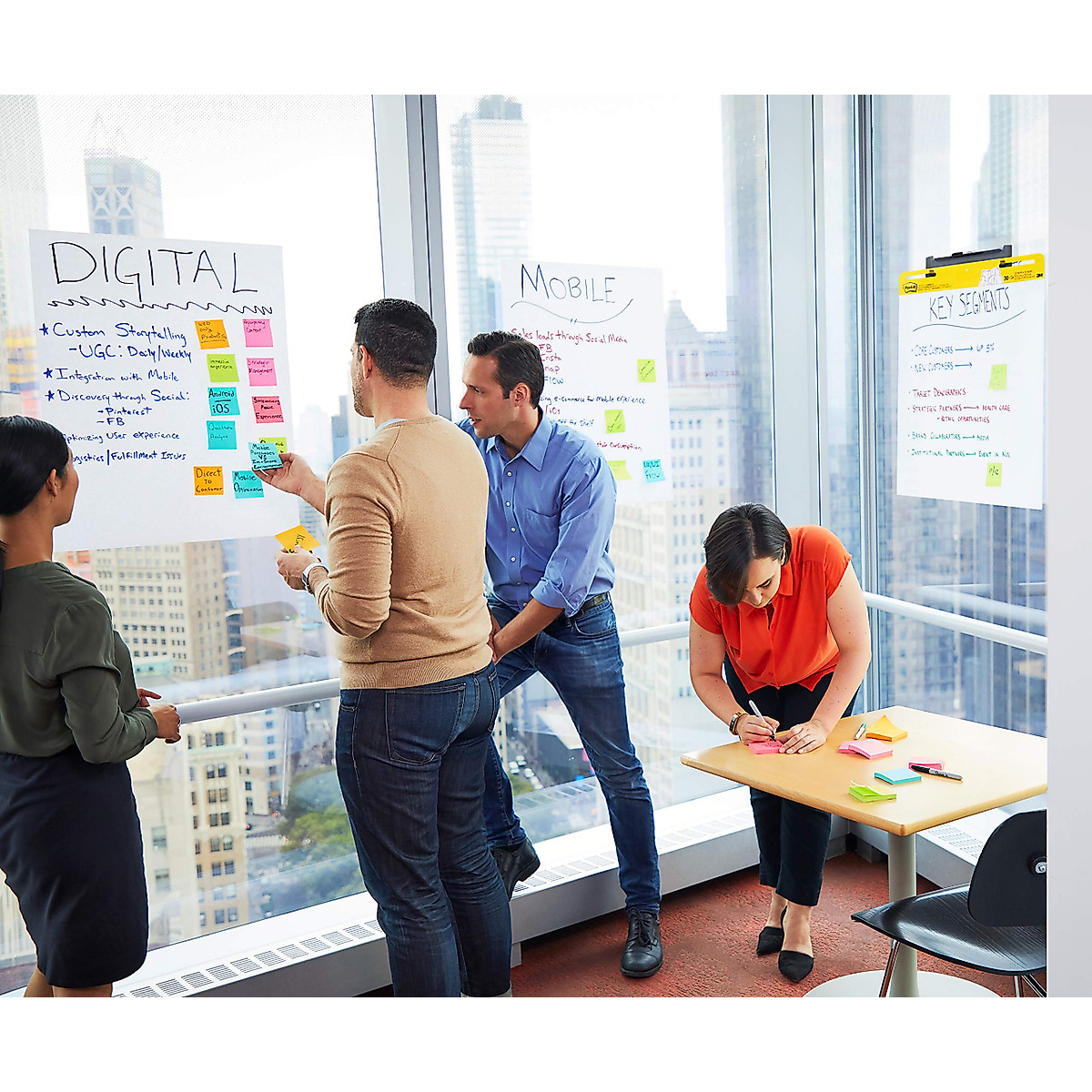 Post-it Super Sticky Easel Pad, 25 x 30 Inches, 30 Sheets/Pad, 6 Pads, Large White Premium Self Stick Flip Chart Paper, Super Sticking Power (559VAD6PK)